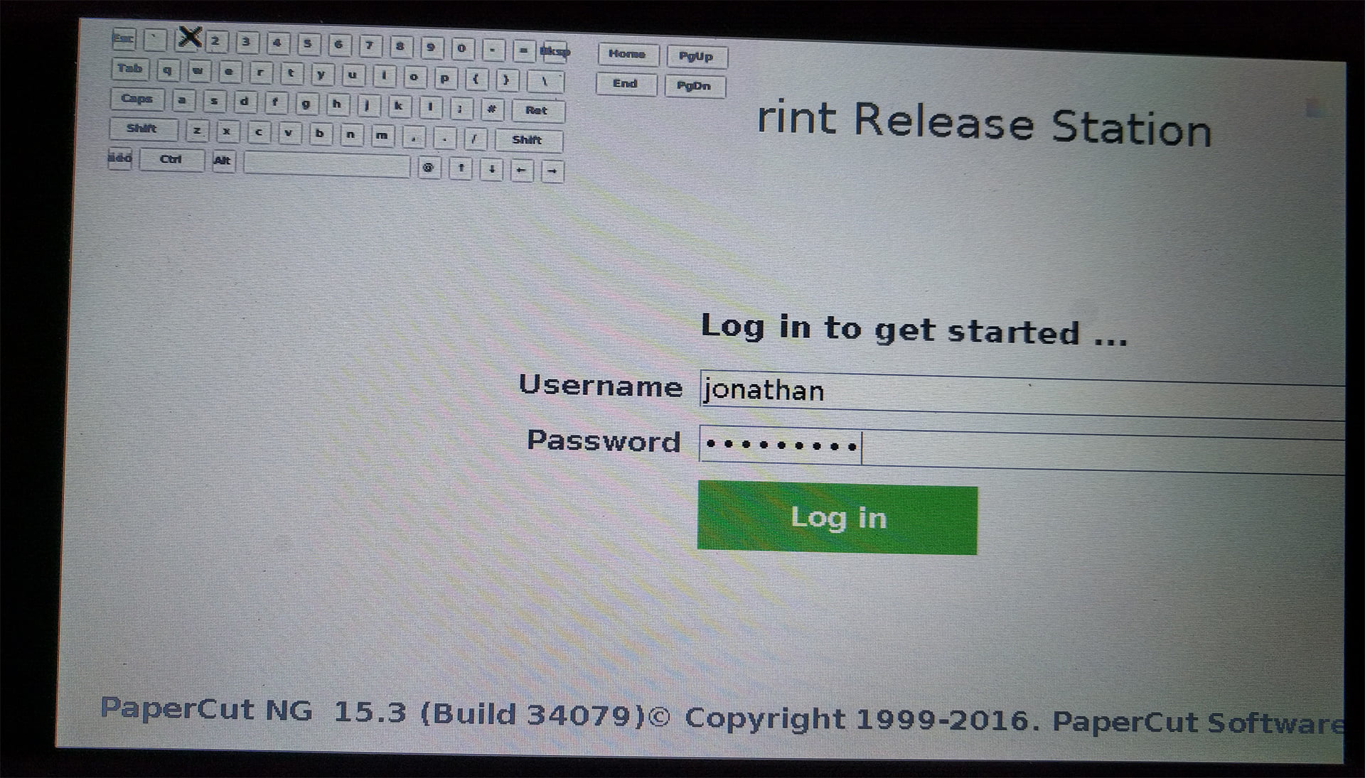 Papercut Raspberry Pi Release Station Select Technology Ltd