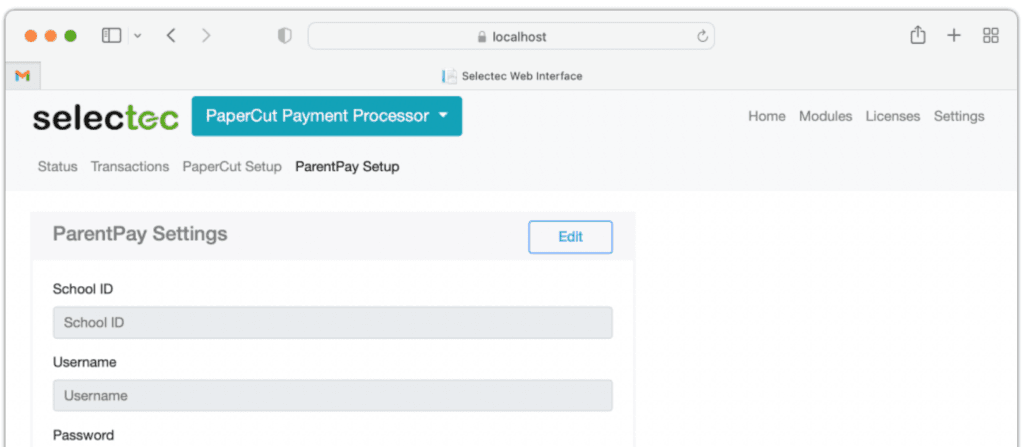 ParentPay payment gateway for PaperCut – Select Technology Ltd