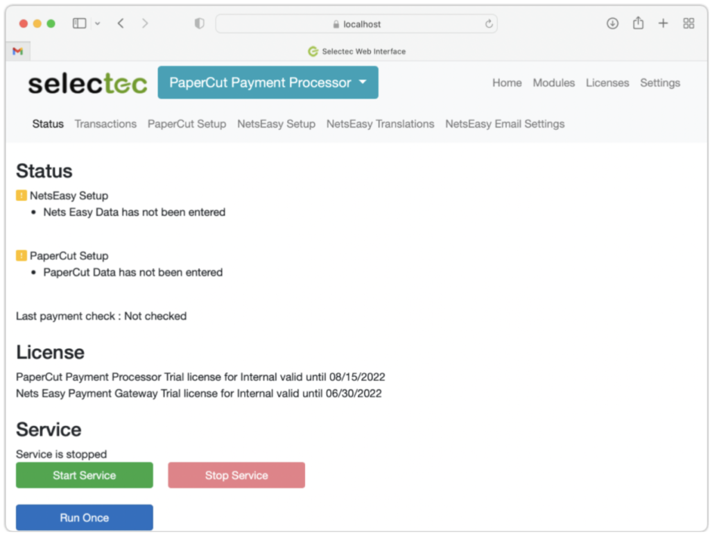 Nets Easy payment gateway for PaperCut – Select Technology Ltd